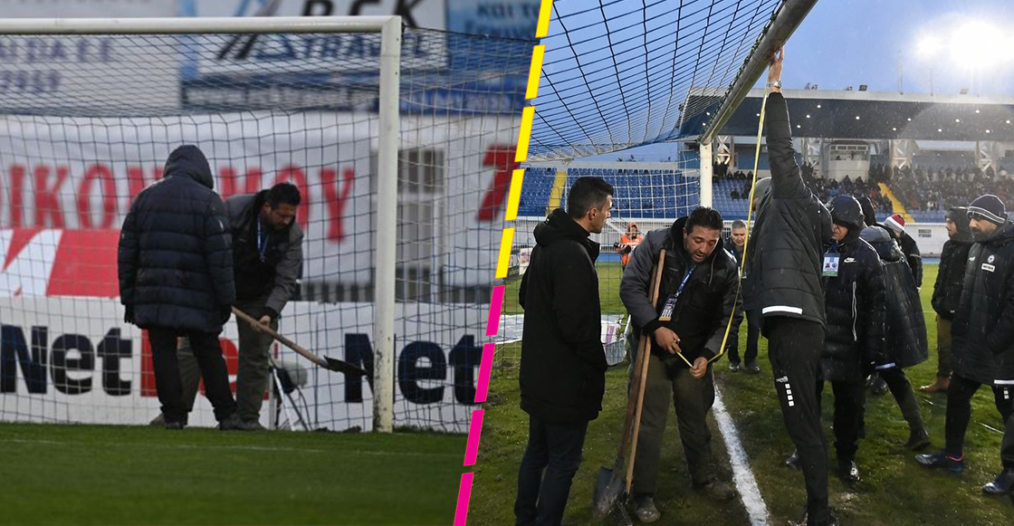 Se suspendió partido del AEK Atenas; las porterías no eran del mismo tamaño