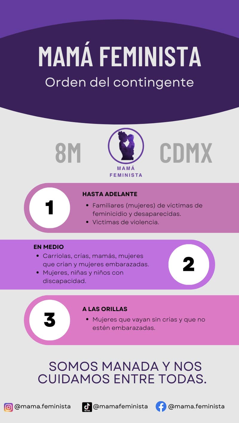 20 consejos si eres mamá y quieres ir a la marcha del 8M