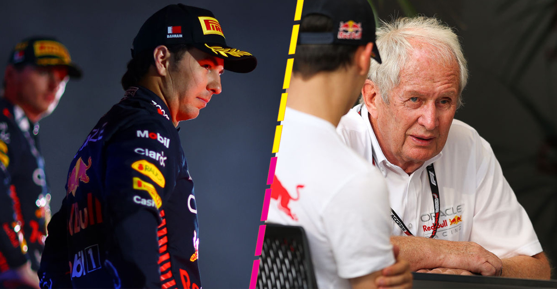 El halago de Helmut Marko a Checo por "sobrevivir" junto a Verstappen