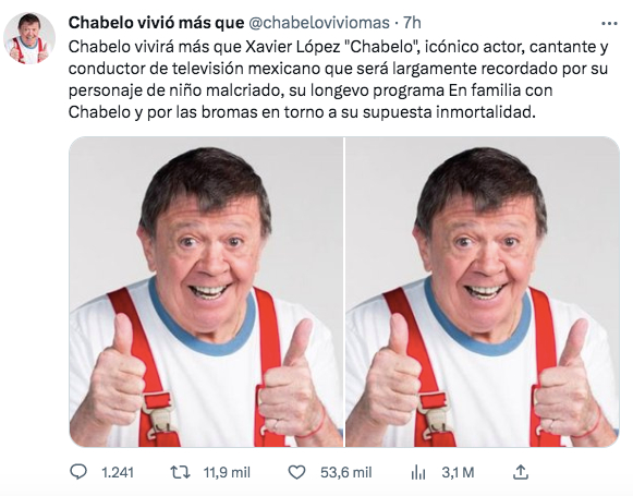 La historia detrás del meme: ¿Por qué decían que Chabelo era inmortal ...