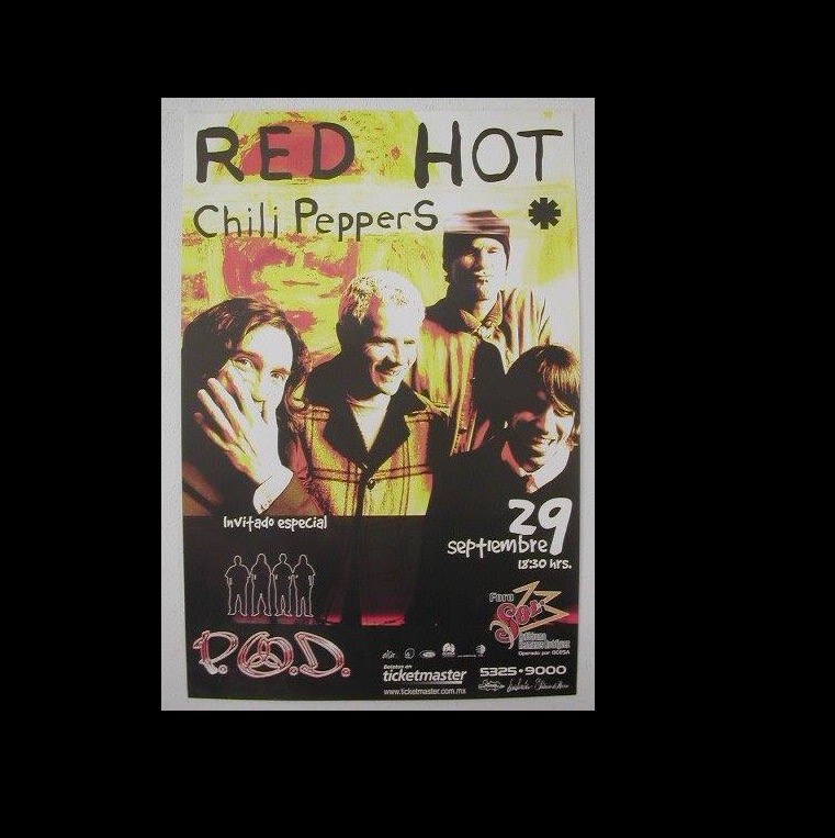 Recordemos las veces que Red Hot Chili Peppers han tocado en México