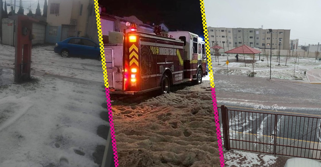 En imágenes: La épica granizada en Tecámac, ¿en primavera?
