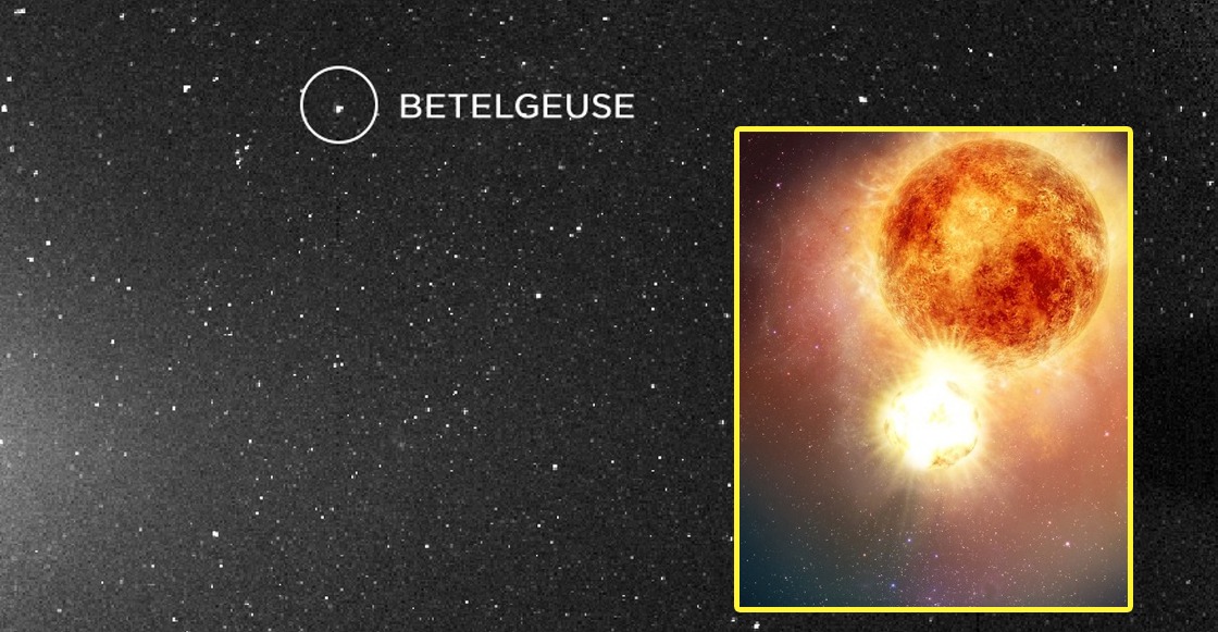 Betelgeuse, la estrella agonizante que brilla anunciando su muerte