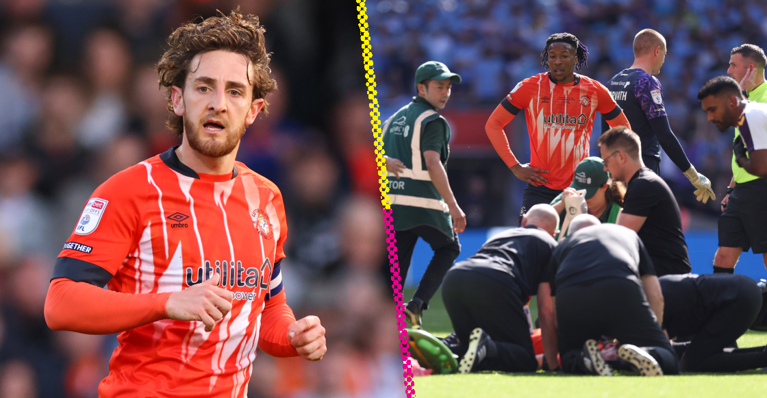 Tom Lockyer se desplomó dentro del campo en la final por el ascenso a ...