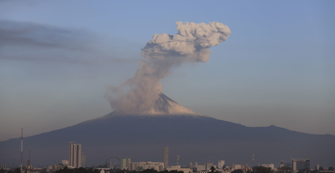 Amanecimos bravas: 5 explosiones en el Popocatépetl en las últimas 12 horas