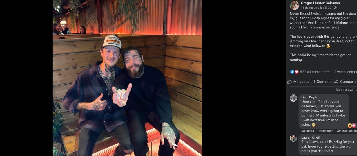 Qué tipazo: Post Malone ayudó a un fan a comprar una casa