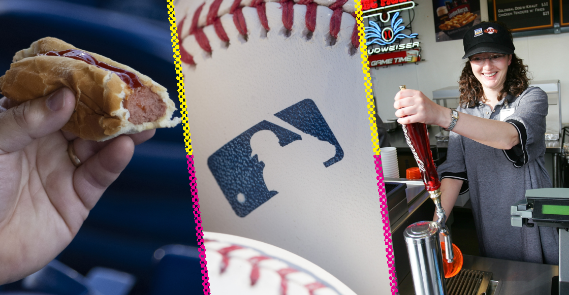 El precio de hot dogs y cerveza en los estadios de béisbol en MLB