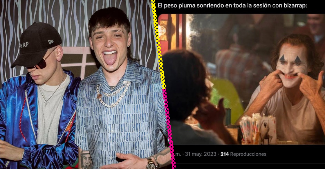 Las reacciones y memes por la sesión de Bizarrap y Peso Pluma