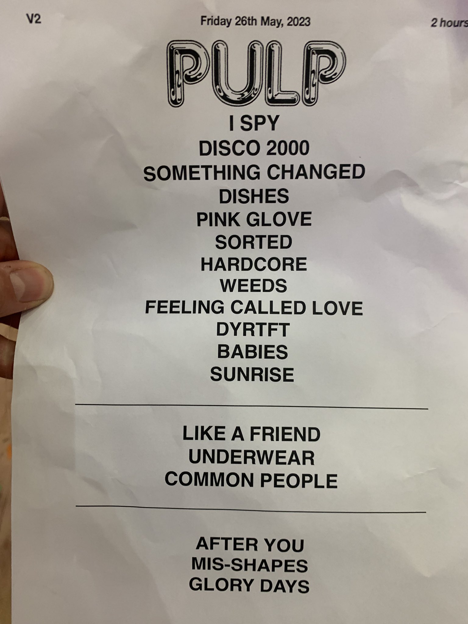 Fotos y videos del primer concierto de Pulp en 11 años