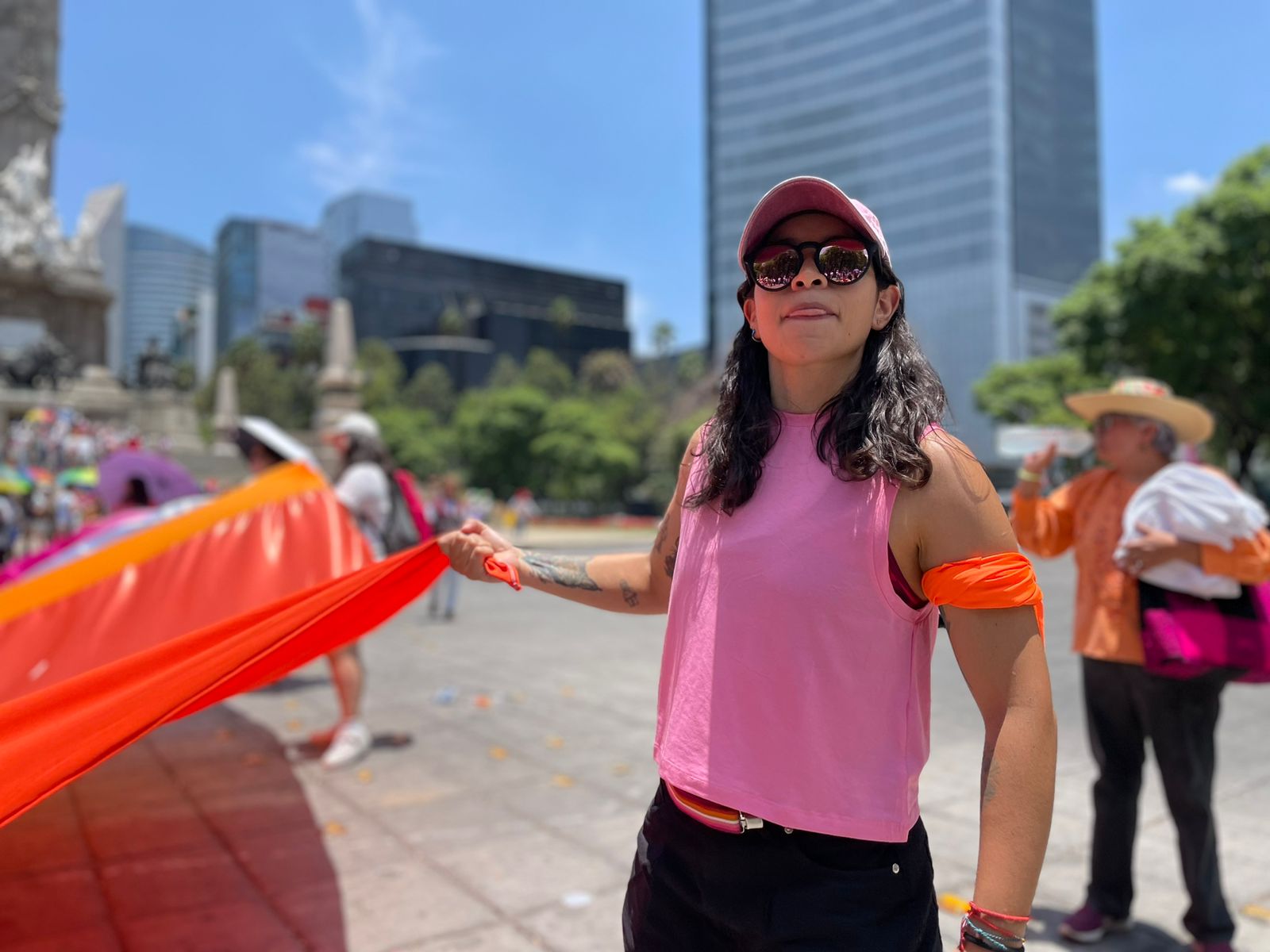 Batucada, banderas y buena onda: Así se vivió la Marcha Lencha 2023