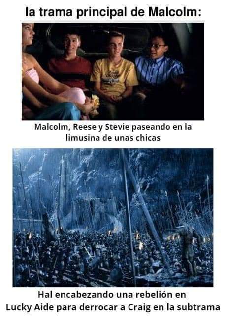 Algunos memes chidos de la trama y subtrama de 'Malcolm el de en medio'