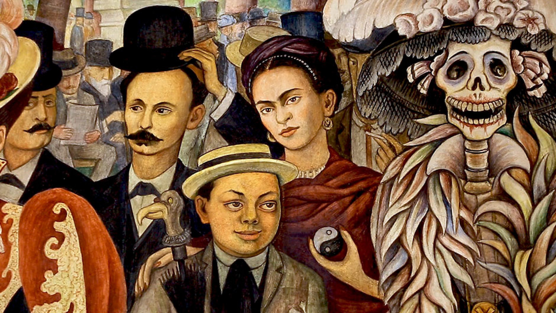 "Dios no existe": La frase de un mural de Diego Rivera