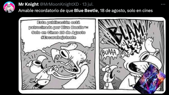 Sólo en cines: El origen (y contexto) de los memes de 'Blue Beetle'