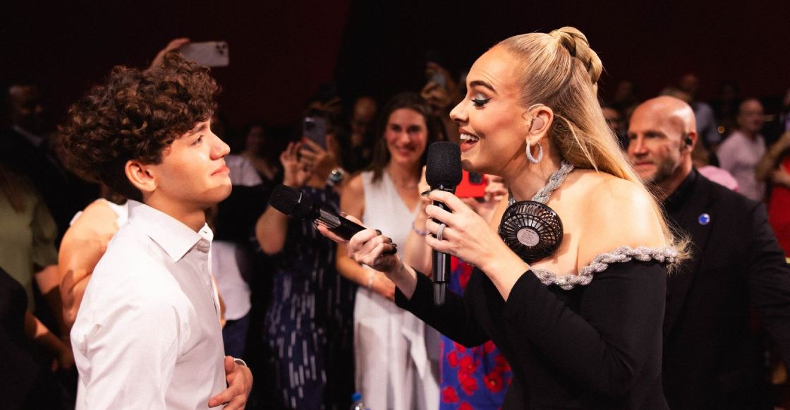 Adele le cantó a un fan mexicano en Las Vegas por su cumpleaños