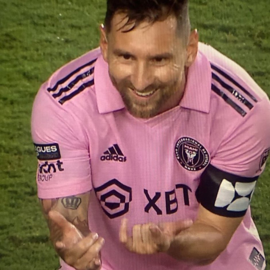 El origen de los festejos estilo Marvel de Messi en la Leagues Cup