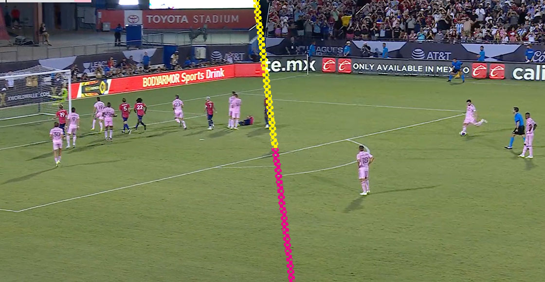 Golazo de Messi de tiro libre en remontada del Inter Miami a Dallas
