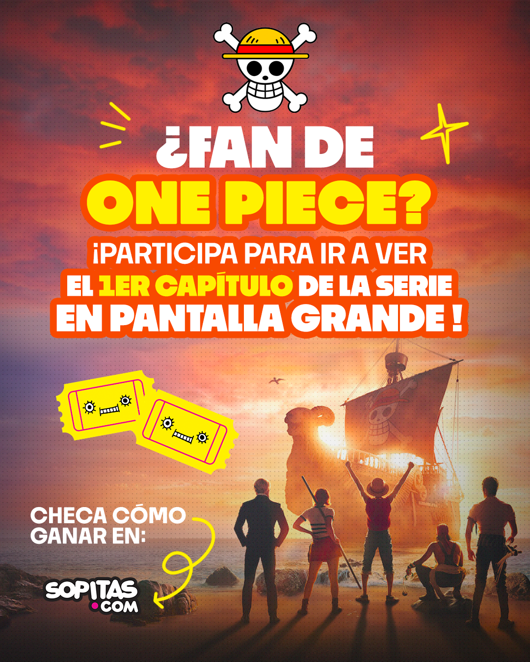 ¡Te llevamos antes que nadie al fan fest de 'One Piece' en la CDMX!
