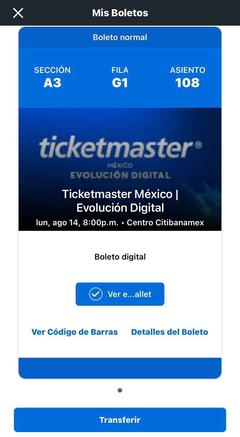 SafeTix: Así funciona el nuevo boleto digital de Ticketmaster México ...