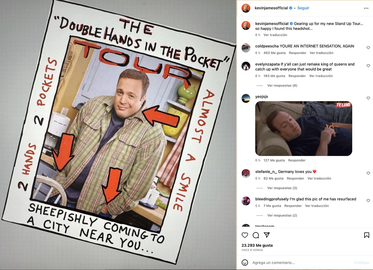 La historia detrás del meme: La curiosa foto de Kevin James