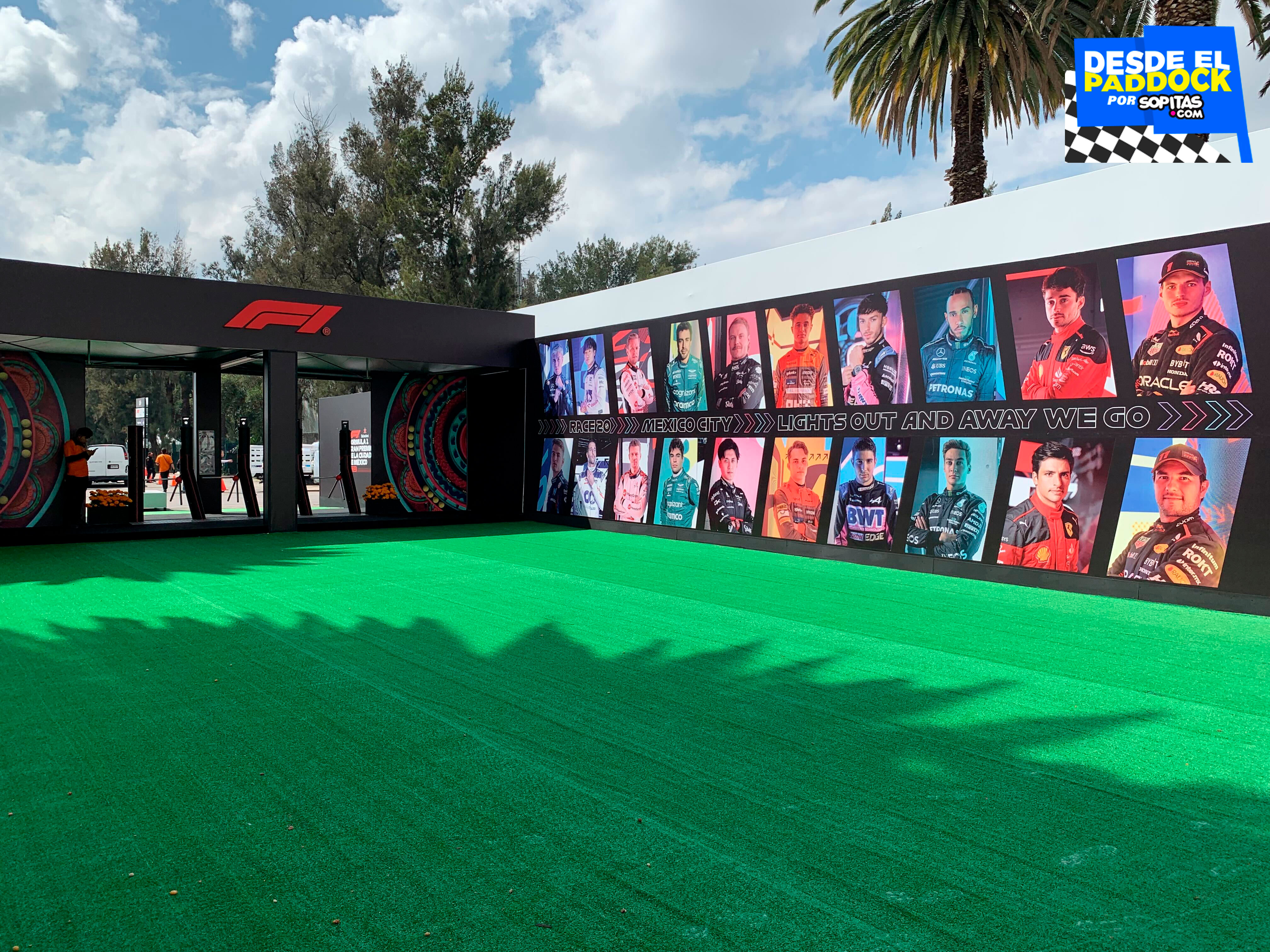 Así es el renovado y espectacular paddock del Gran Premio de México