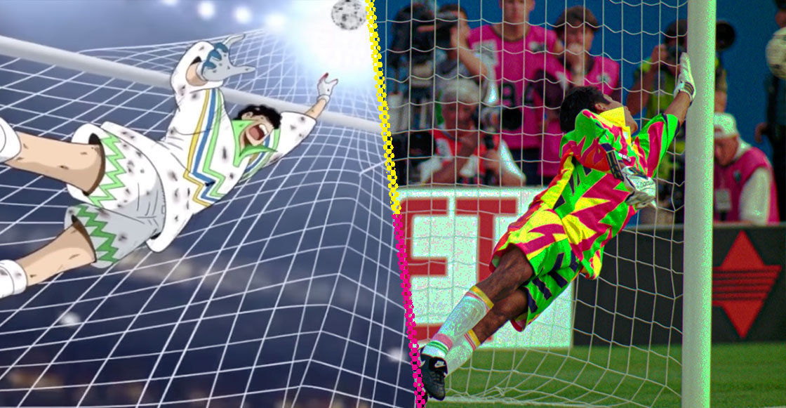 Ricardo Espadas, personaje inspirado en Jorge Campos en Supercampeones