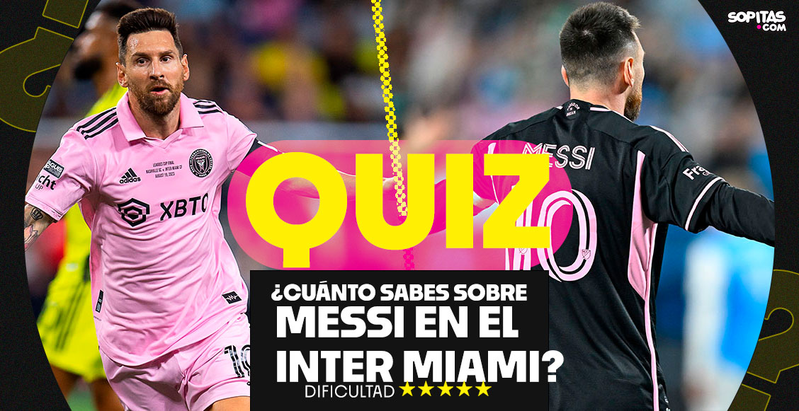 QUIZ: Demuestra cuánto conoces a Messi en el Inter Miami