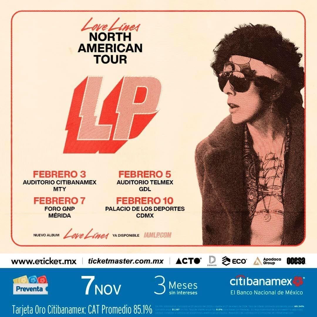 Fechas, lugares y más detalles de los conciertos de LP en México