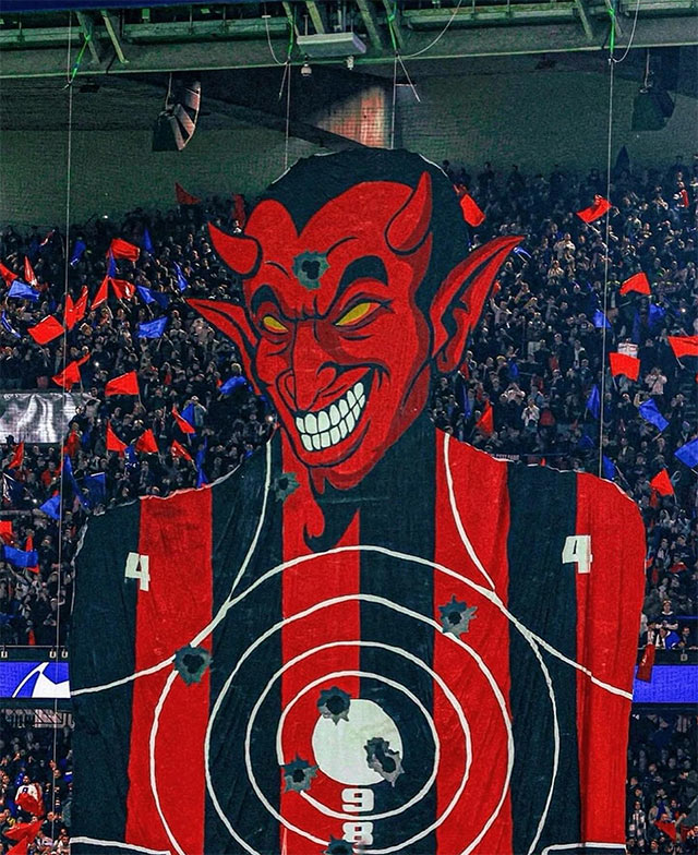 ¡Wooow! Los mejores tifos en la Champions League