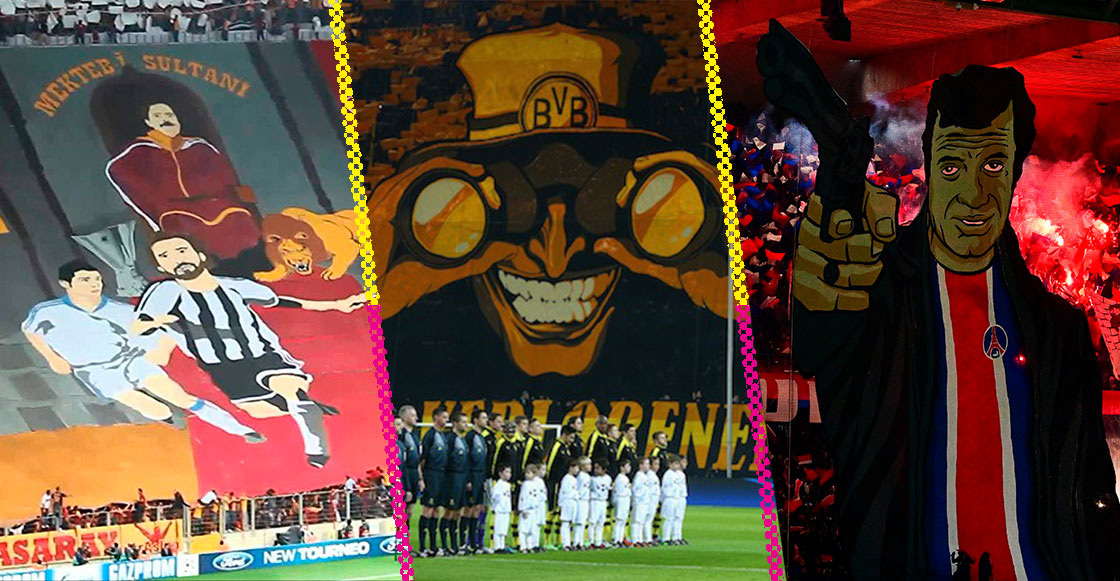 ¡Wooow! Los mejores tifos en la Champions League - Lado.mx