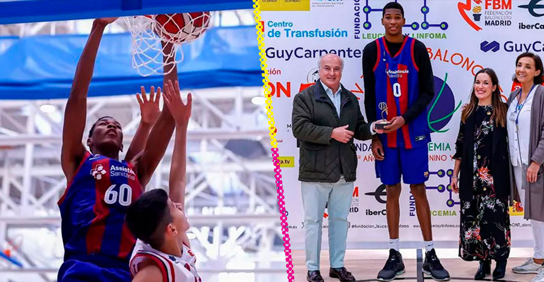 Mohamed Dabone, la joya del Barcelona de 12 años y dos metros