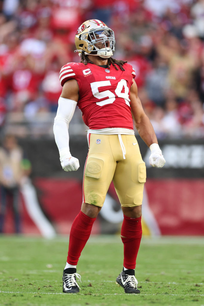 Fred Warner de 49ers que se inspira en Conor McGregor antes de cada juego