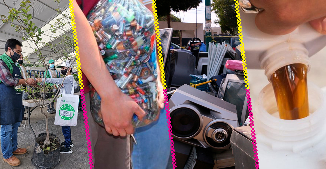 Lugares para reciclar aceite, pilas, electrodomésticos y más en CDMX