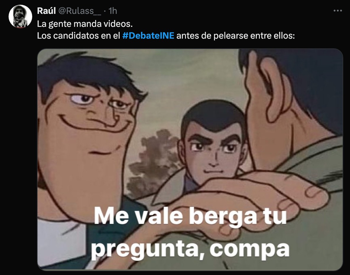 Van los mejores memes del Segundo Debate Presidencial de 2024