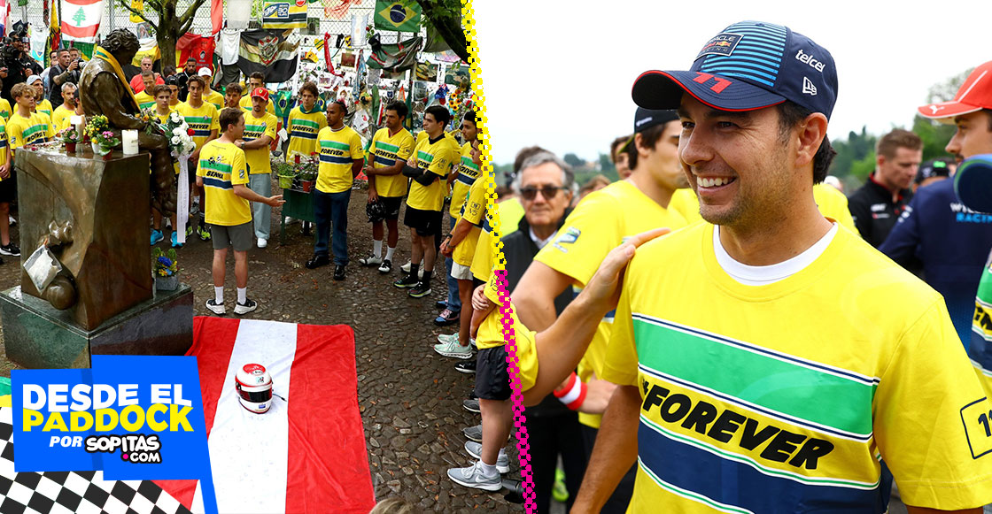 En imágenes: El homenaje organizado por Vettel a Ayrton Senna