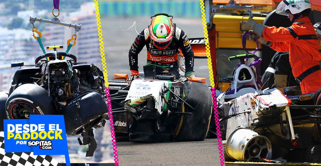 Los peores choques de Checo Pérez en F1