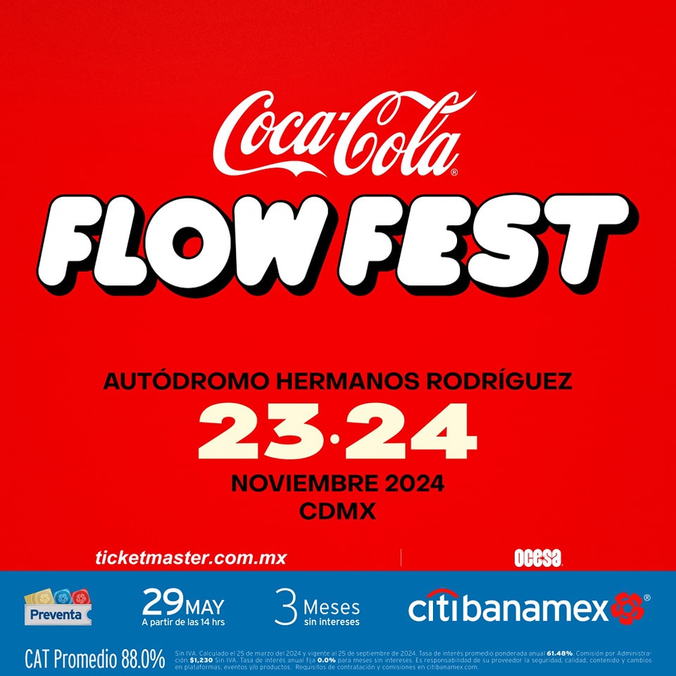Cartel, boletos y todo lo que debes saber sobre el Coca-Cola Flow Fest 2024