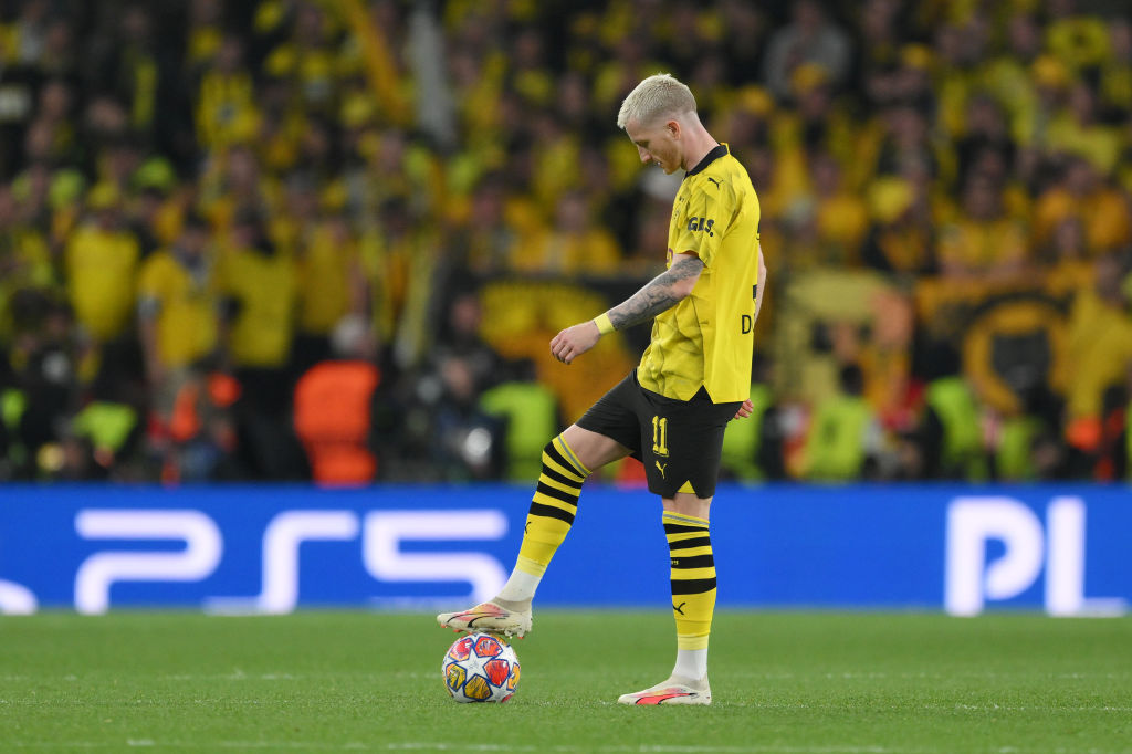 Marco Reus y su triste despedida del Borussia Dortmund en la final de ...