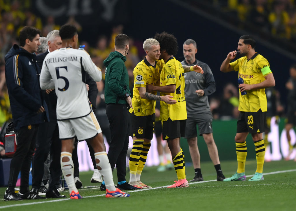 Marco Reus y su triste despedida del Borussia Dortmund en la final de ...