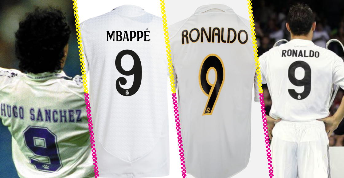 Todos los dorsales 9 en la historia del Real Madrid