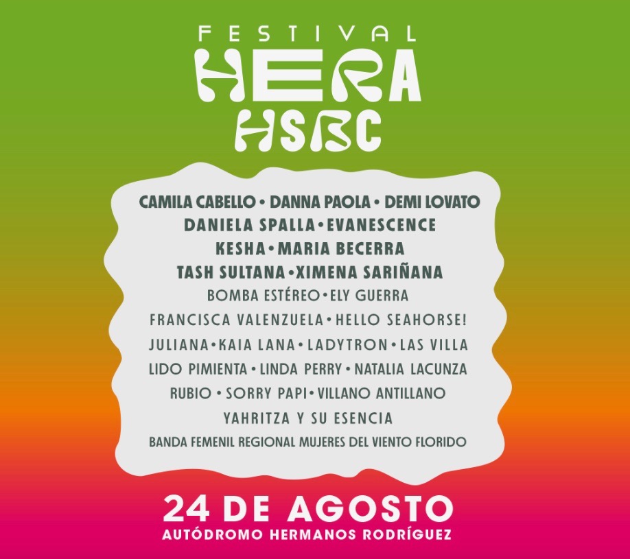 Horarios del festival Hera HSBC: Así se dividen los escenarios