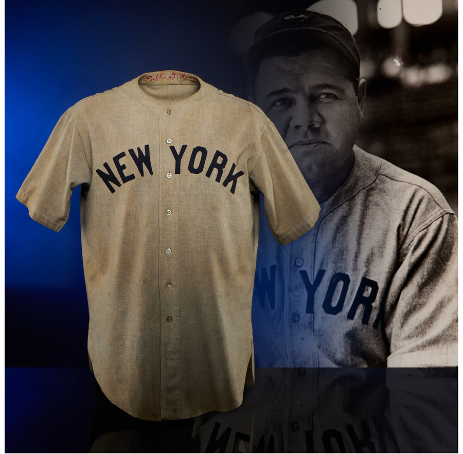 Subasta de jersey de Babe Ruth va por reçord del artículo deportivo más ...