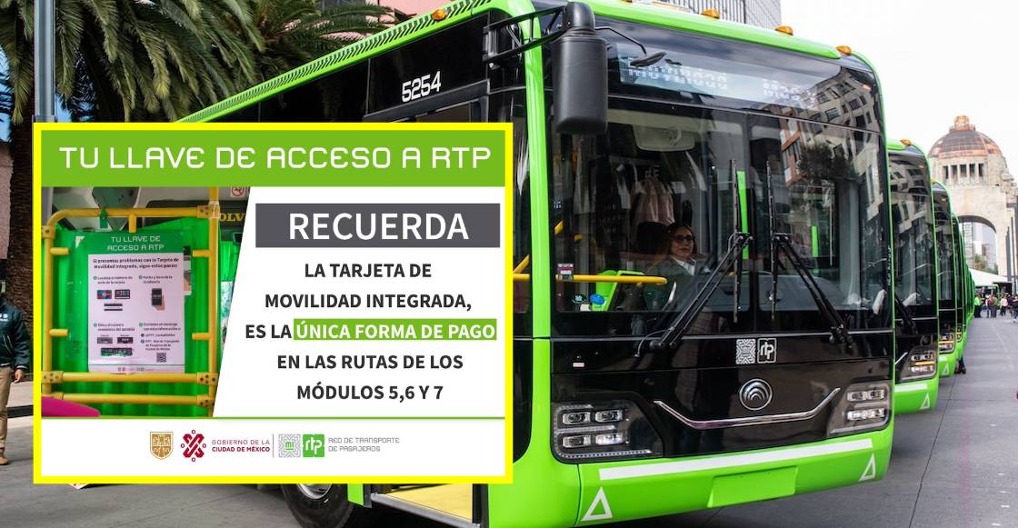 No más morralla: Checa las rutas RTP a las que puedes subir sólo con tu ...