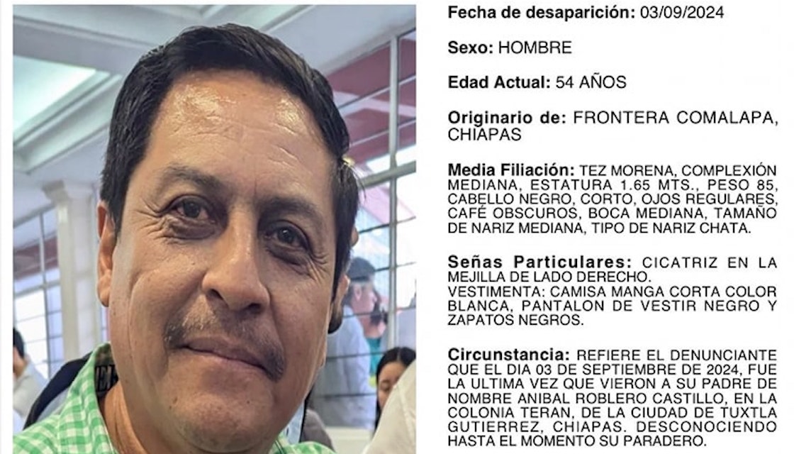 Secuestran a Aníbal Roblero, alcalde electo de Frontera Comalapa, Chiapas