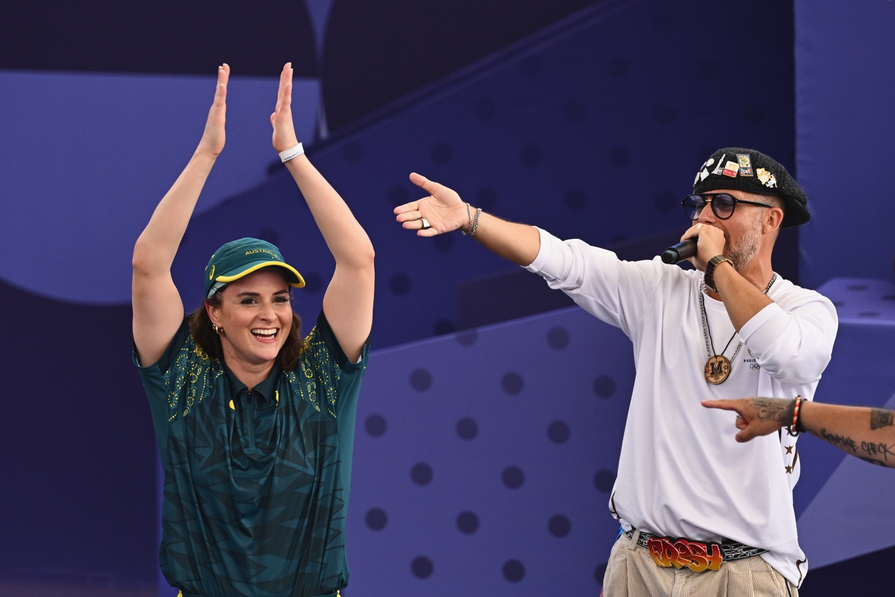 Se retira Rachael Gunn, la breakdancer australiana Raygun