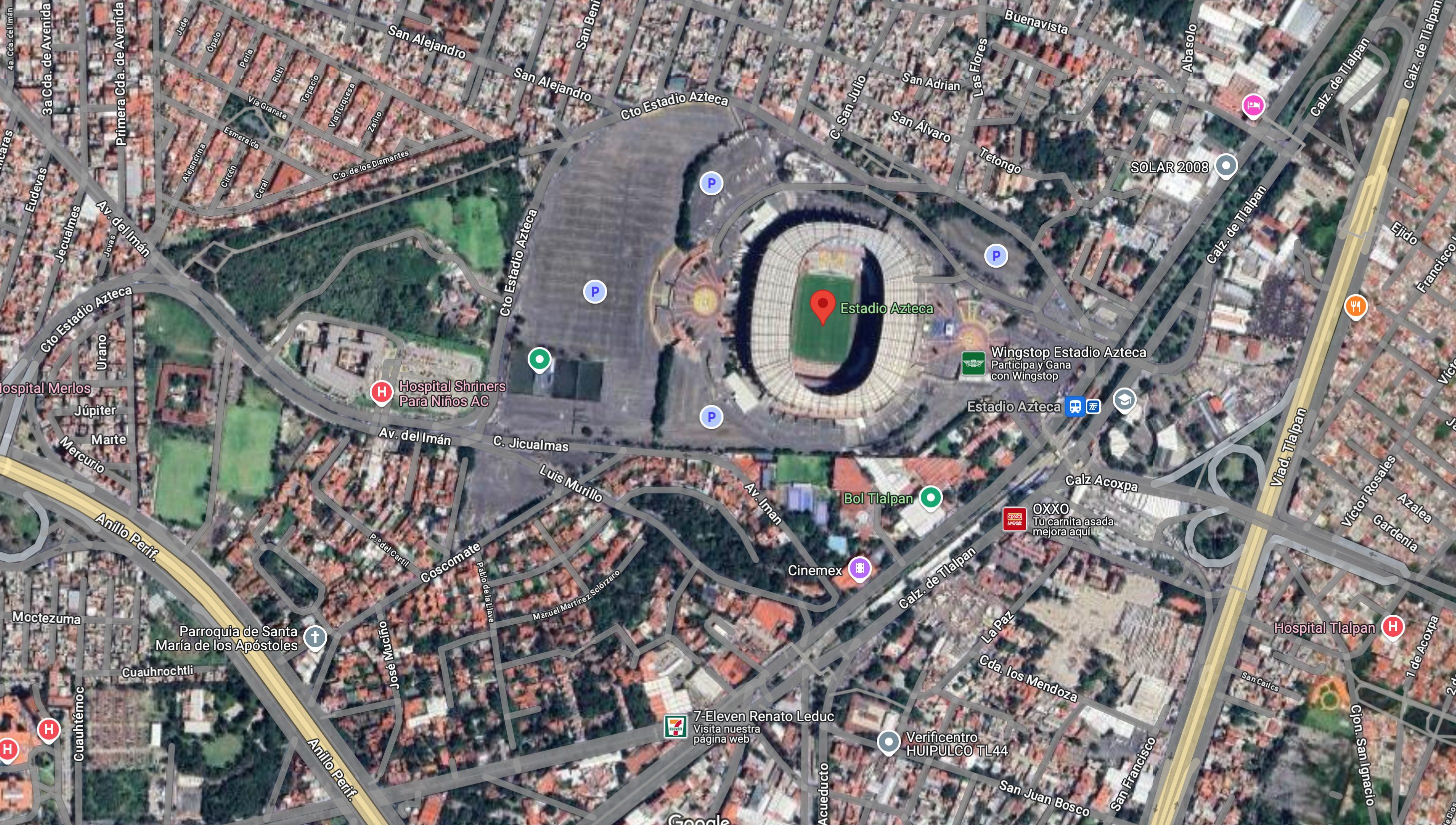 Te decimos cómo llegar al Estadio Azteca para los conciertos de Travis ...