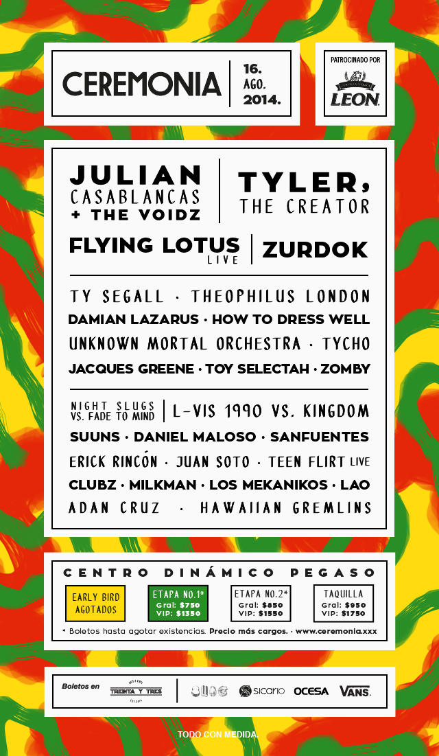 Recordemos las presentaciones de Tyler, The Creator en México