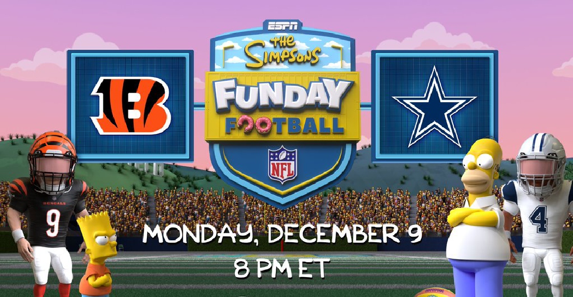 Cowboys y Bengals jugarán al estilo Los Simpson en Monday Night Funday ...