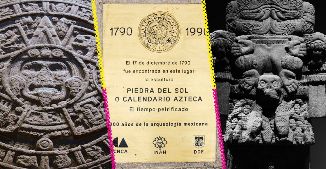 Descubre los puntos exactos donde encontraron el Calendario Azteca y ...