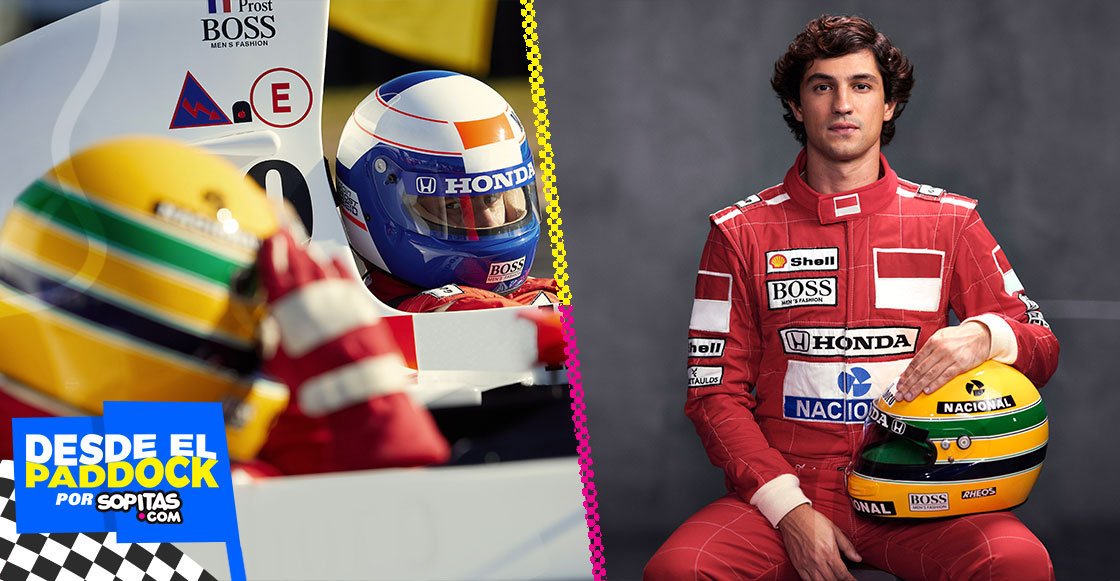 El actor que interpreta a Senna: "El casco tenía magia y poder"