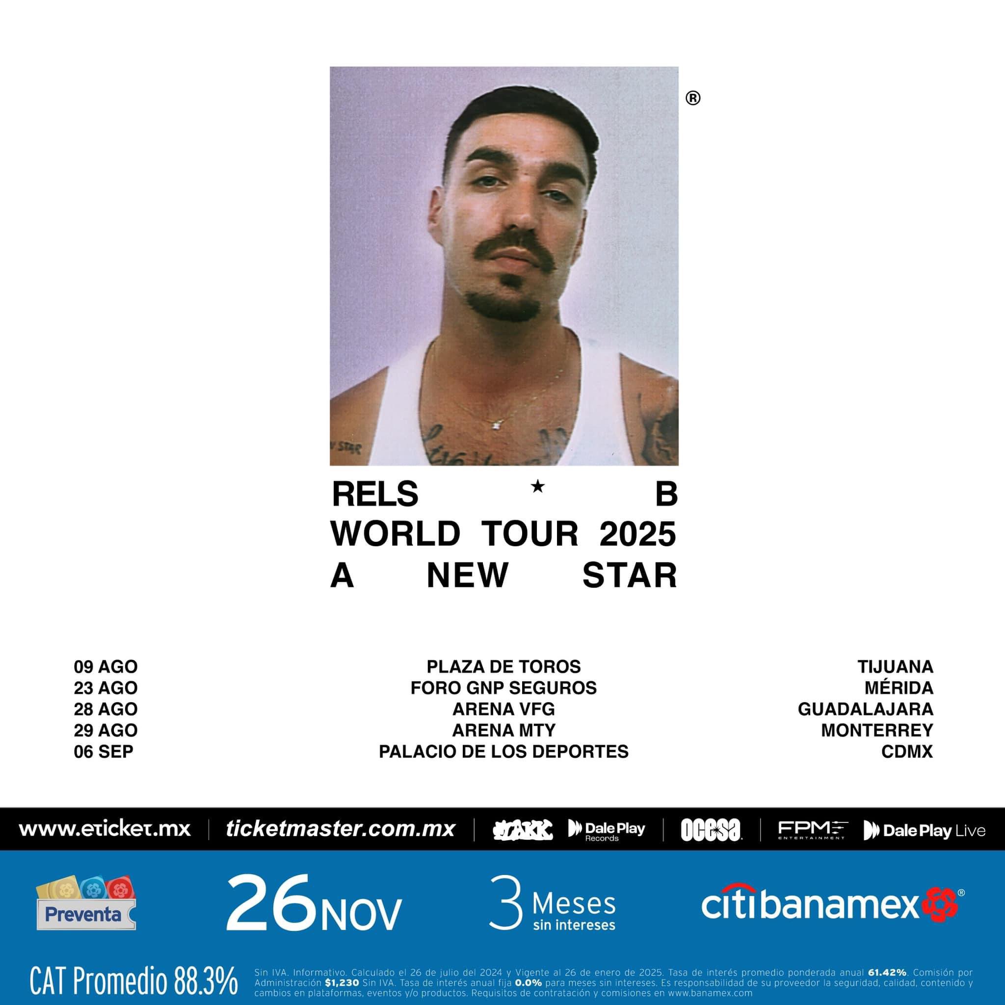 Rels B en México: Fechas, boletos y sedes de sus conciertos